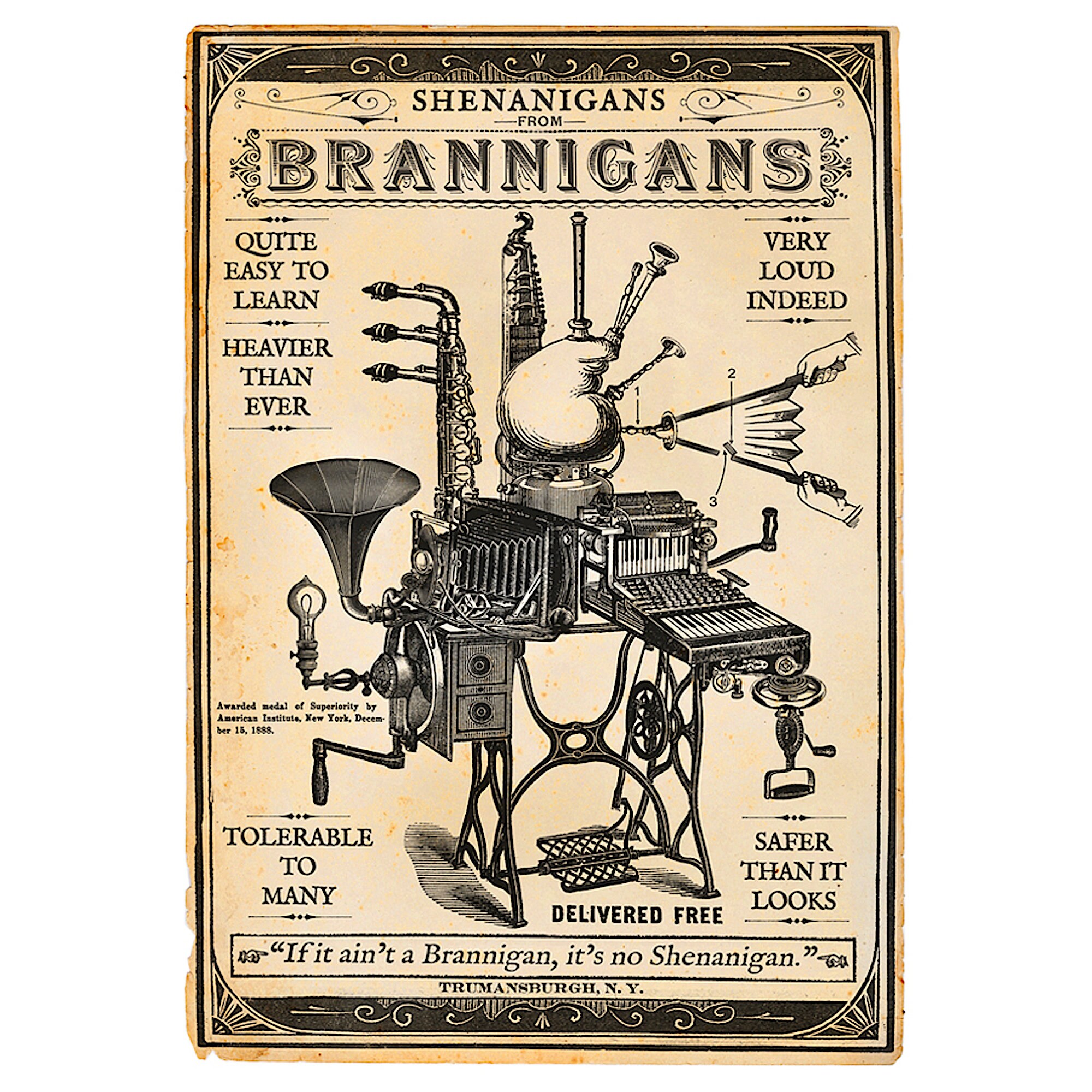 SHENANIGAN A4 Poster - Etsy