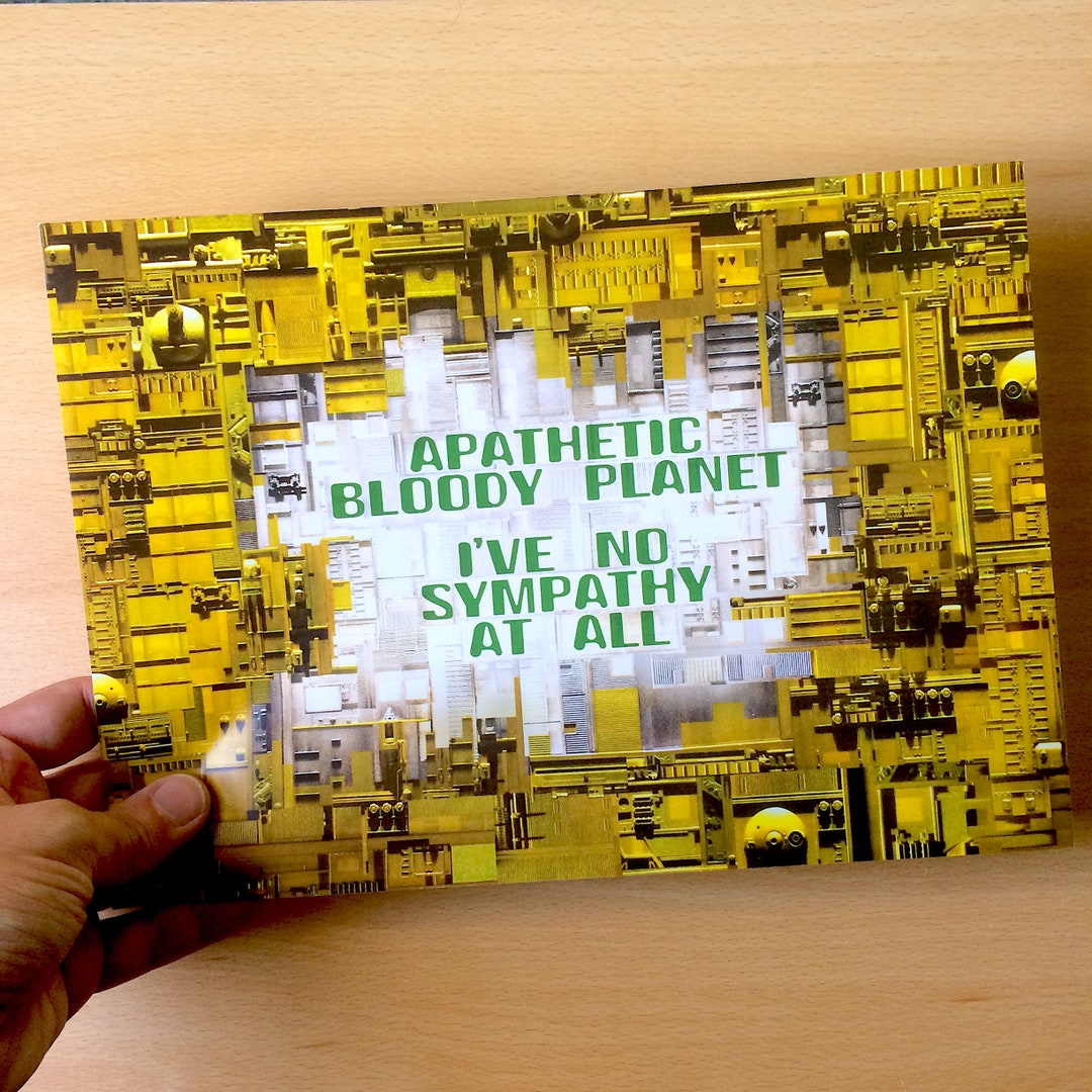 A4 VOGON QUOTE Print From the Hitchhiker's Guide to the Galaxy - Etsy