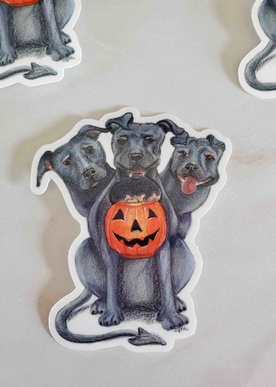 Hellhound Vinyl Sticker - Etsy