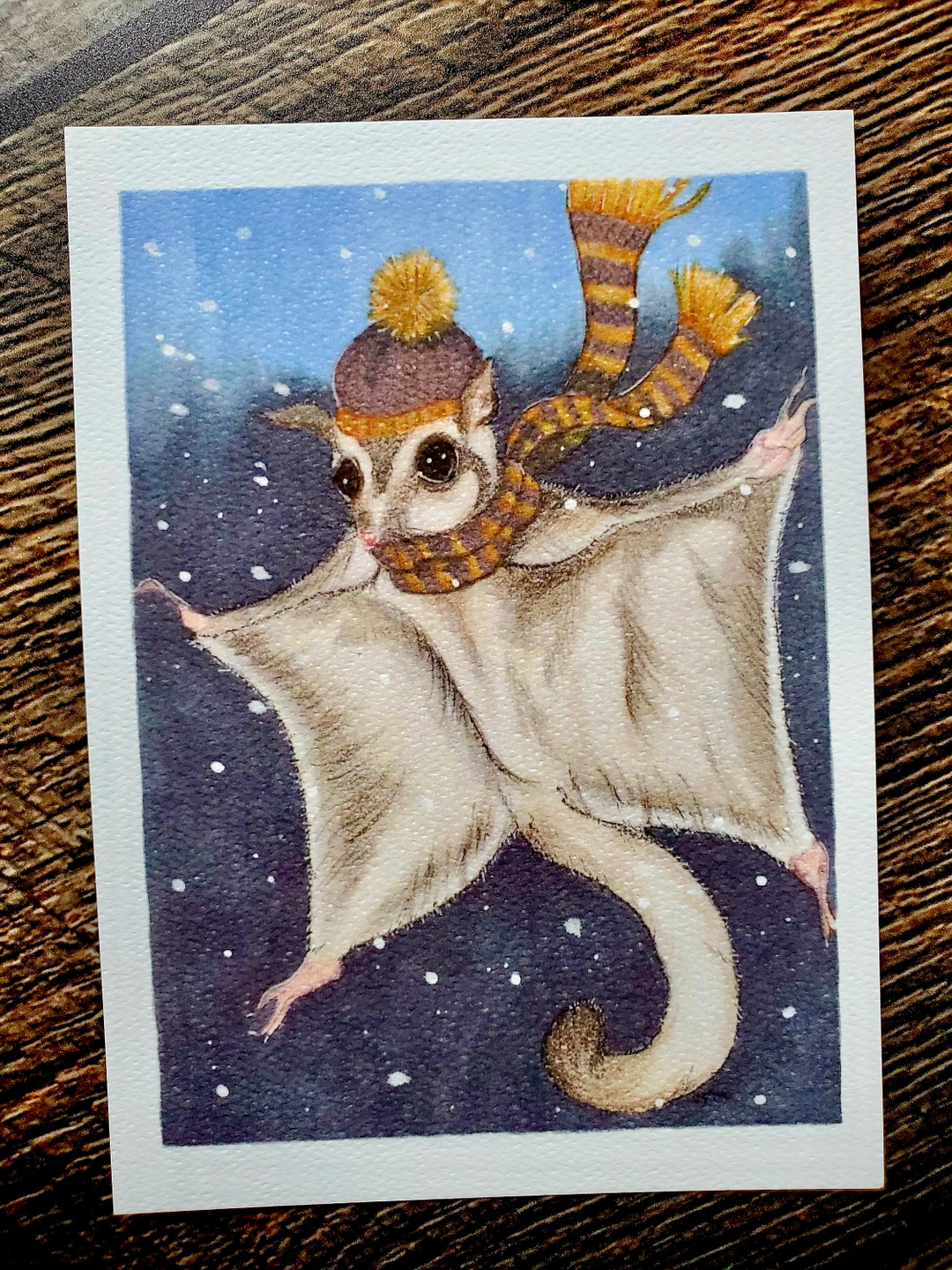 Snowy Glide Fine Art Print - Etsy