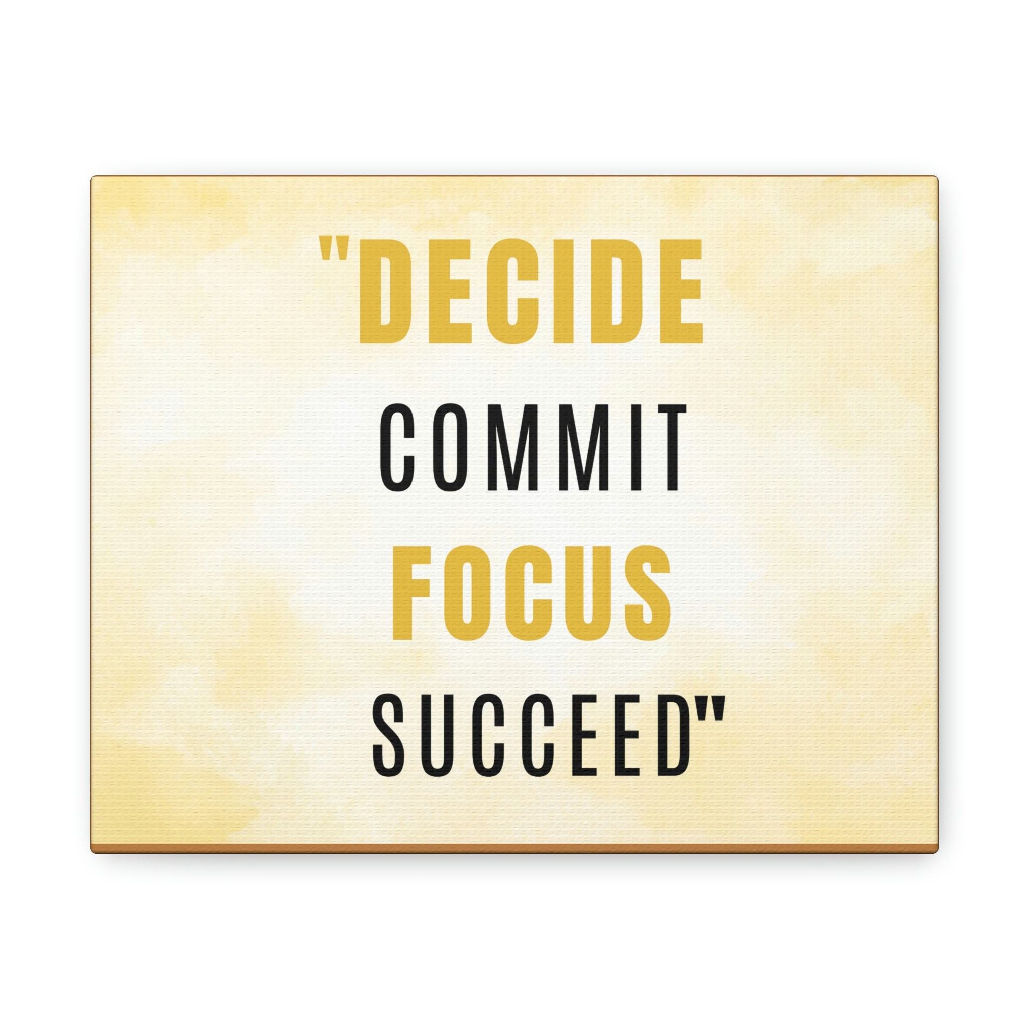 Decide, Commit Focus Succeed Office Decor Printable Wall Art Home ...