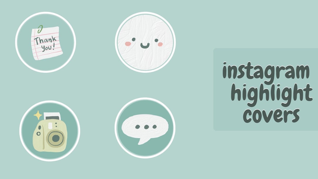 Cute Instagram Highlight Covers - Etsy