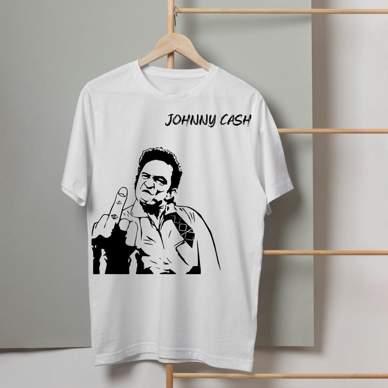 Johnny Cash Svg Svg File Png File Dxf File Eps File Pdf File Svg Designs Cut File