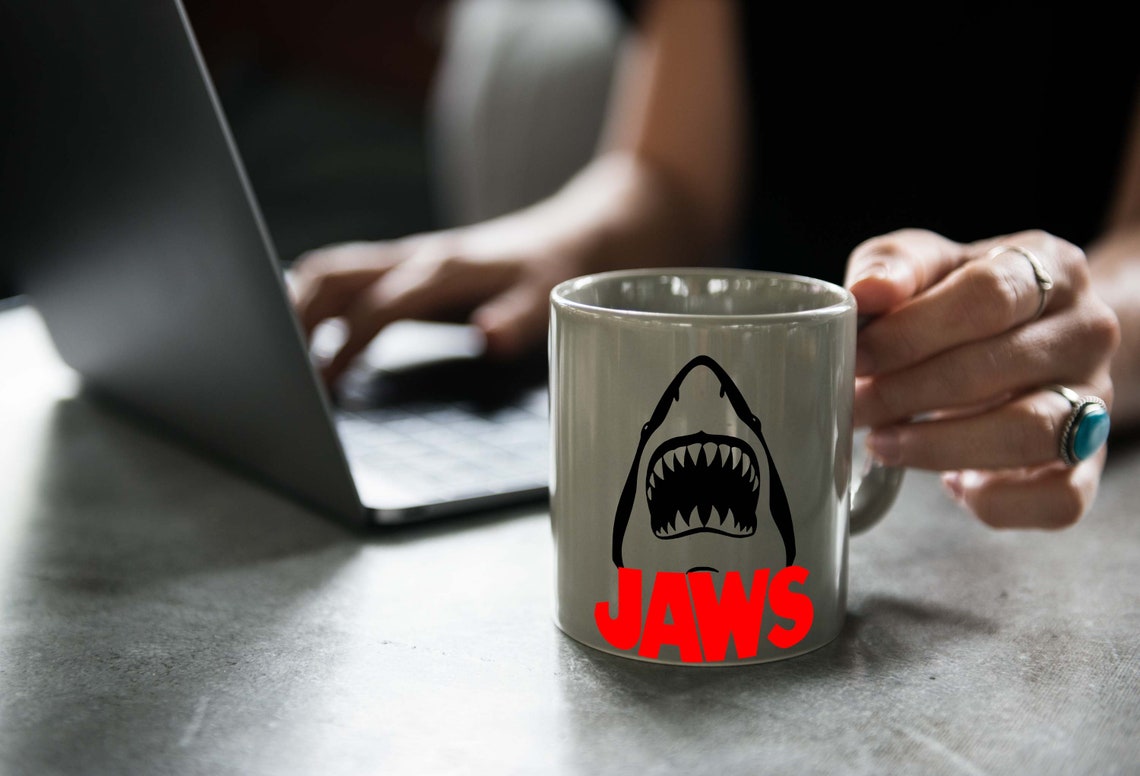 Jaws Movie Svg File, Png File, Dxf File, Eps File, Cut File, Digital ...