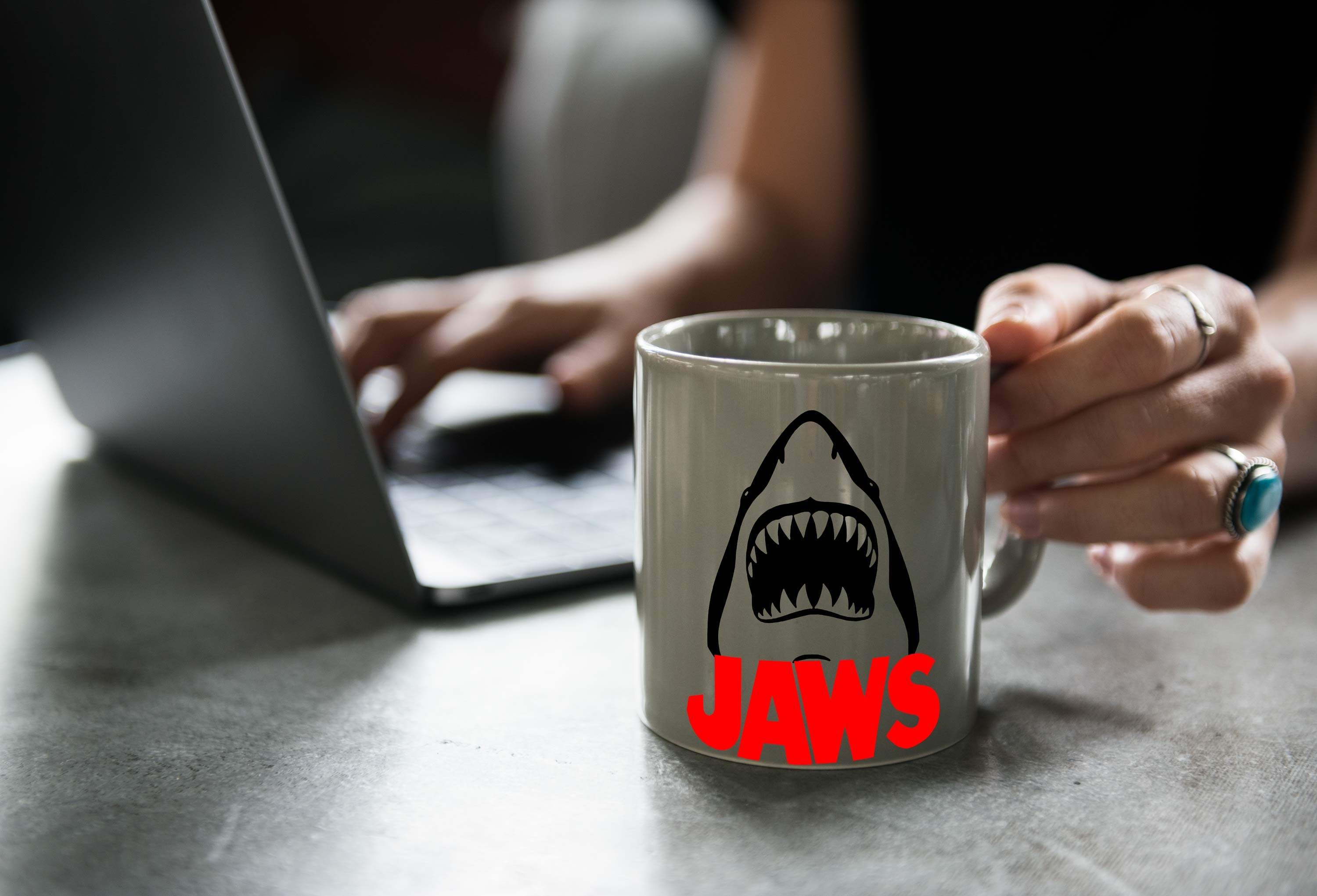 Jaws Movie Svg File, Png File, Dxf File, Eps File, Cut File, Digital ...