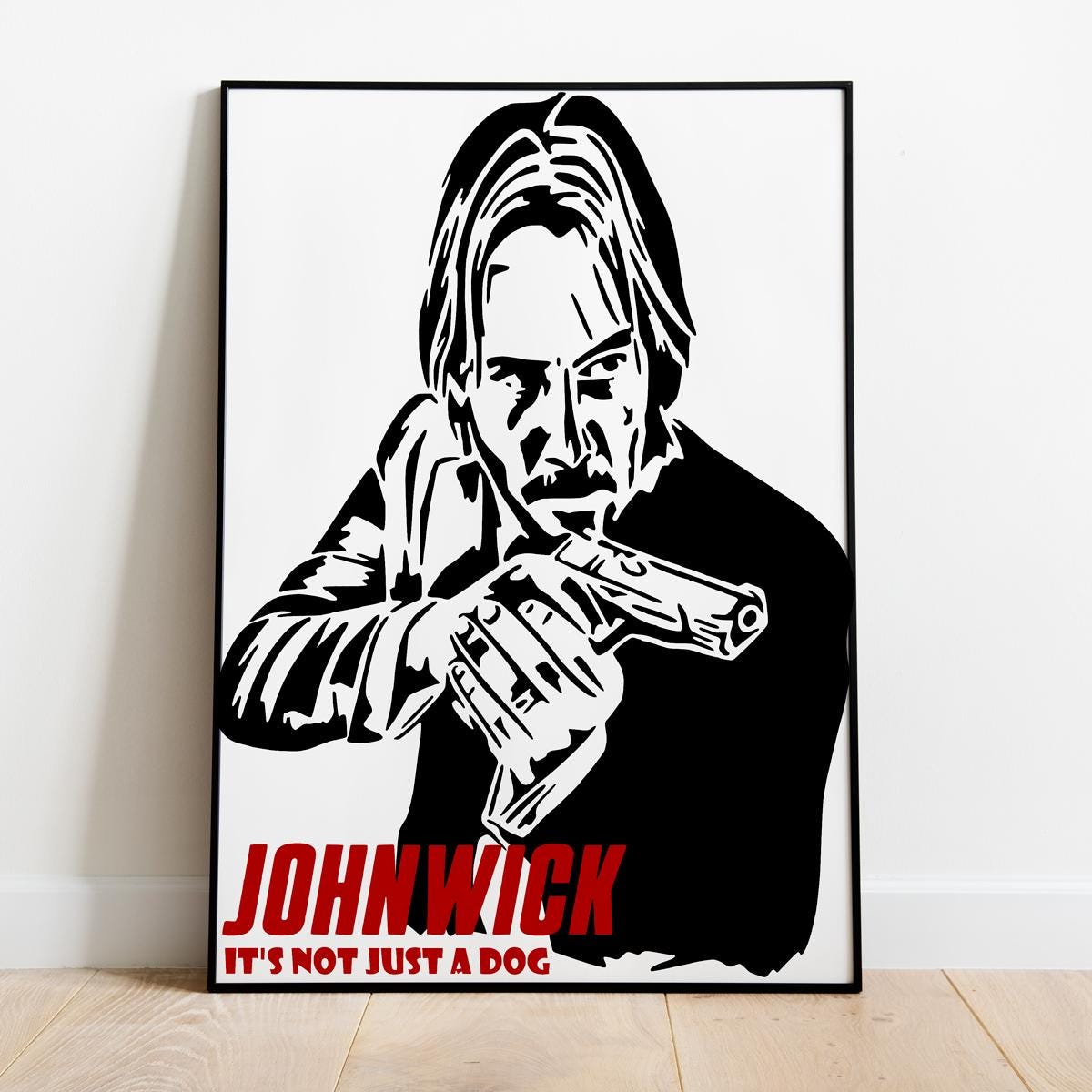 John Wick, Svg File, Png File, Dxf File, Eps File, Pdf File, Designs ...