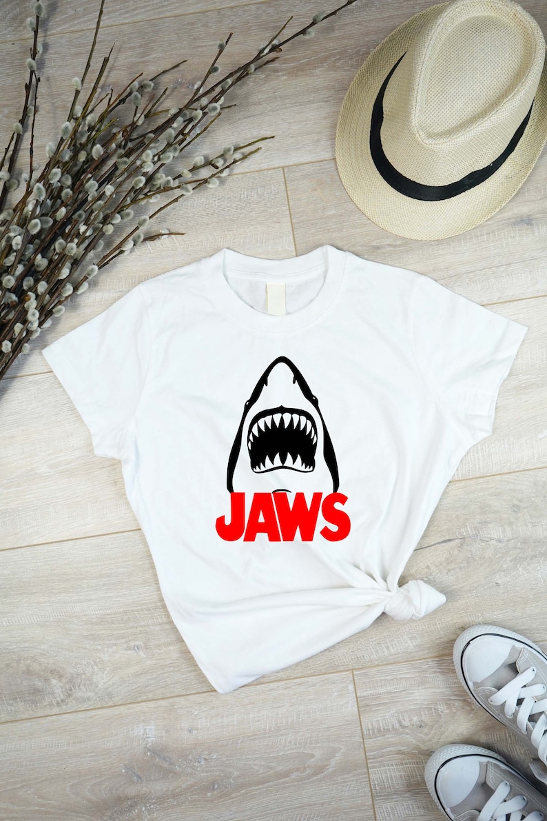 Jaws Movie Svg File, Png File, Dxf File, Eps File, Cut File, Digital ...