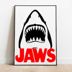 Jaws Movie Svg File, Png File, Dxf File, Eps File, Cut File, Digital ...