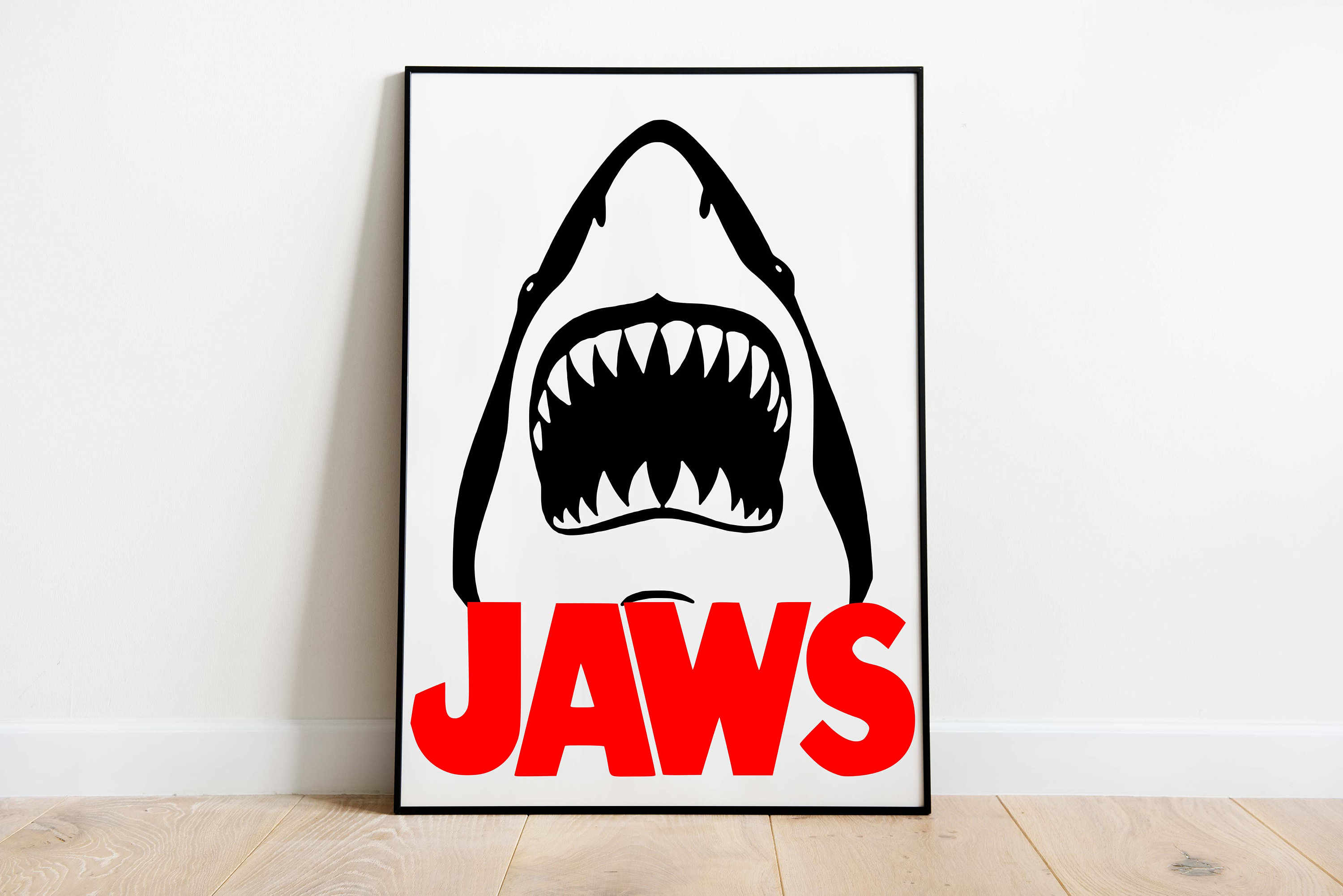 Jaws Movie Svg File, Png File, Dxf File, Eps File, Cut File, Digital ...