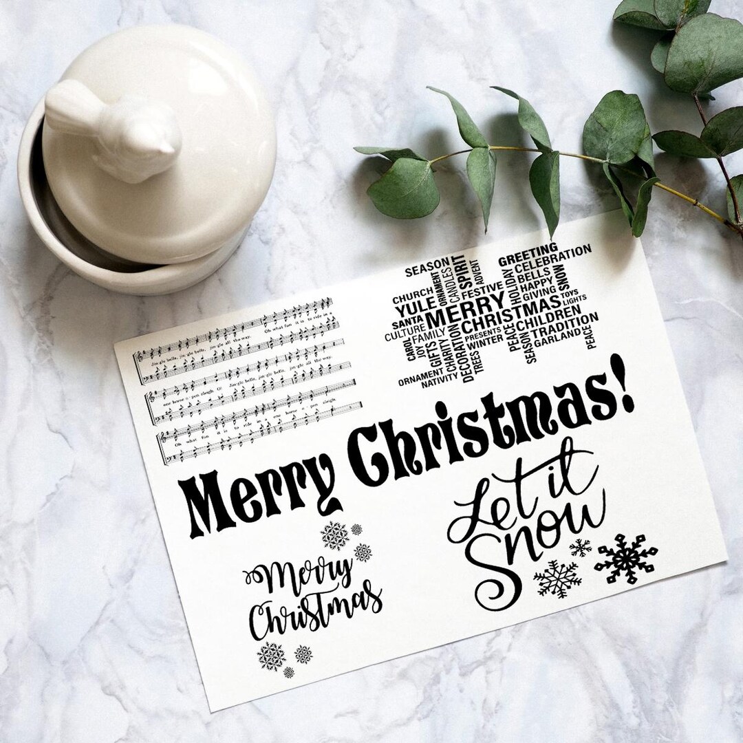 Christmas Wishes and Quotes Bundle, Svg File, Png File, Dxf File, Eps ...