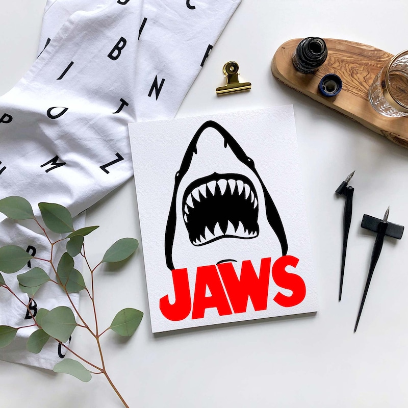 Jaws Drawings - Etsy