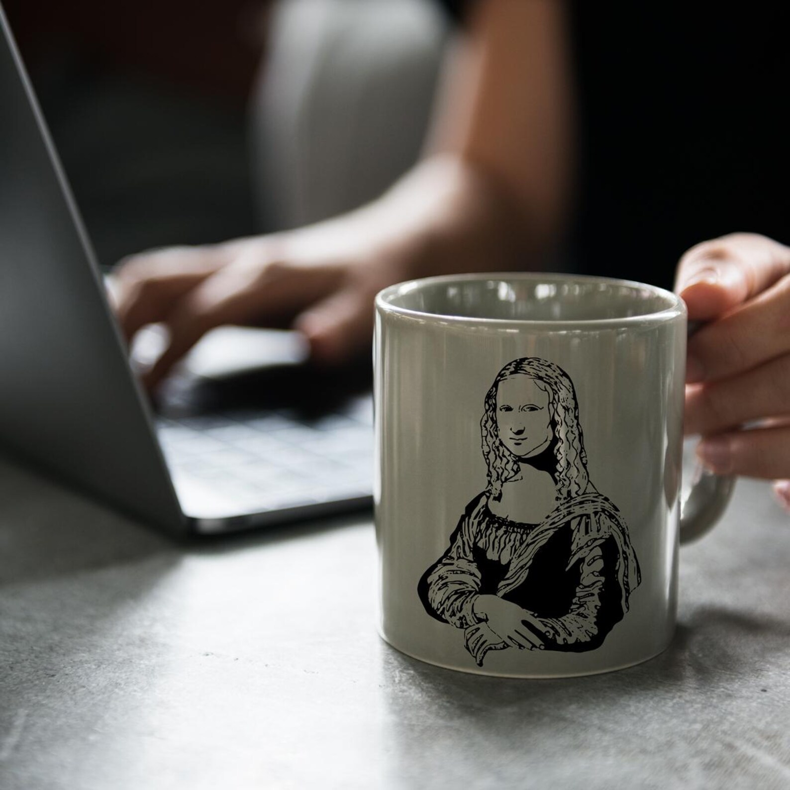 Mona Lisa, Svg File, Png File, Dxf File, Eps File, Pdf File, Svg ...