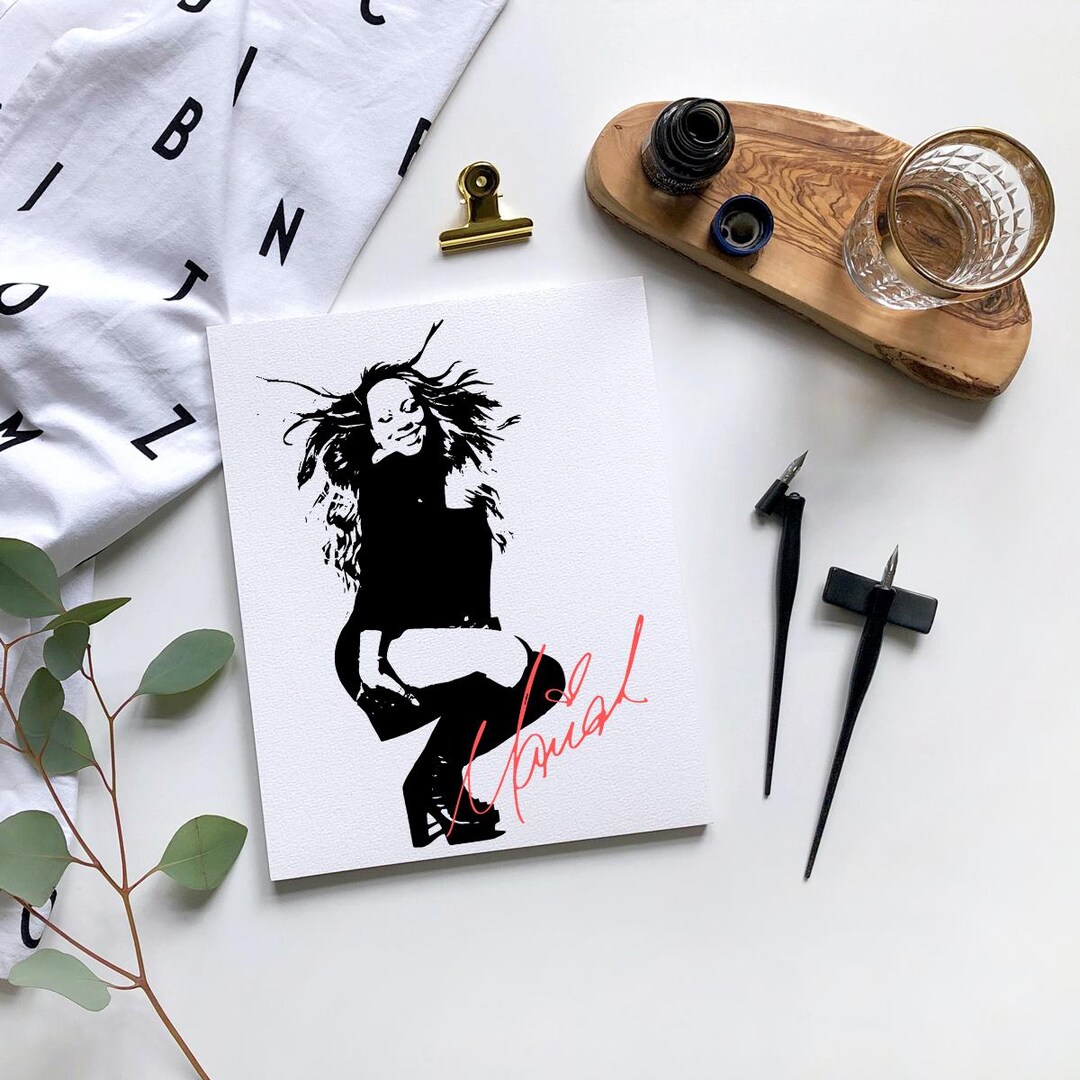 Mariah Carey, Svg File, Png File, Dxf File, Eps File, Pdf File, Svg ...