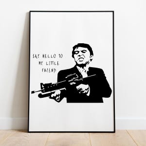 Scarface Movie Svg File, Png File, Dxf File, Eps File, Pdf File, Cut ...