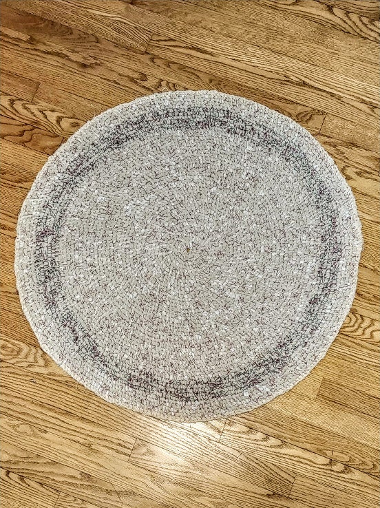 AMISH TOOTHBRUSH RUG, Handmade Rag Rug - Etsy