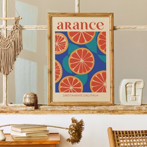 Italian Oranges Wall Art, Cucina Sign, Italy Home Decor, Kitchen Decor ...