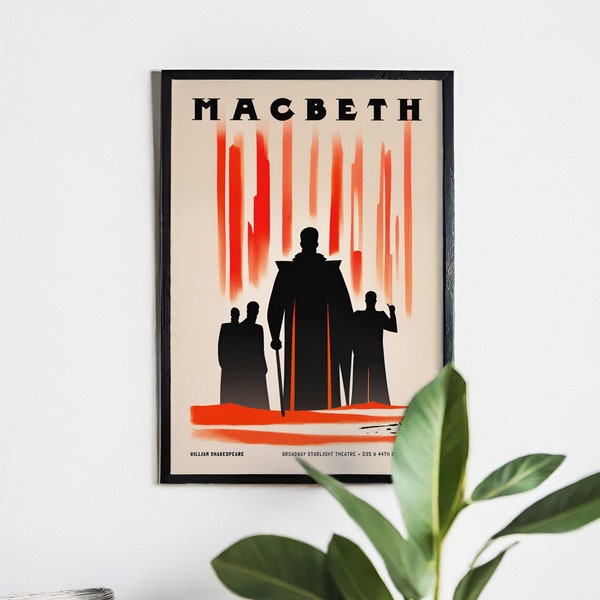 Macbeth Book Cover - Etsy