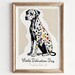 World Dalmatian Day Poster - Colorful Spotted Dog Illustration - Pet ...