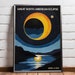 2024 Total Solar Eclipse POSTER | Solar Eclipse Art, Limited Edition ...