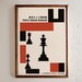 Tokyo Chess Museum Poster, Japanese Chess Art Print, Minimalist Wall ...