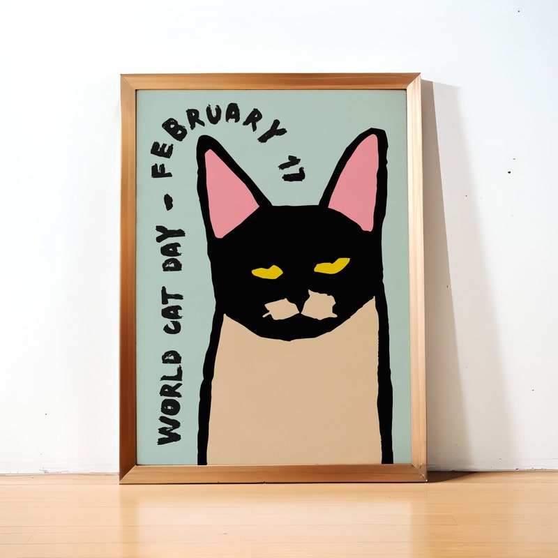 Cats of the World Poster - Etsy