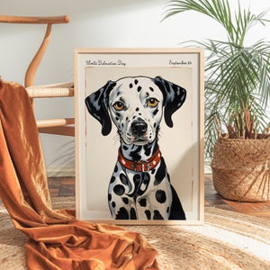 WORLD DALMATIAN DAY Poster - Original Poster, Print, Illustration ...