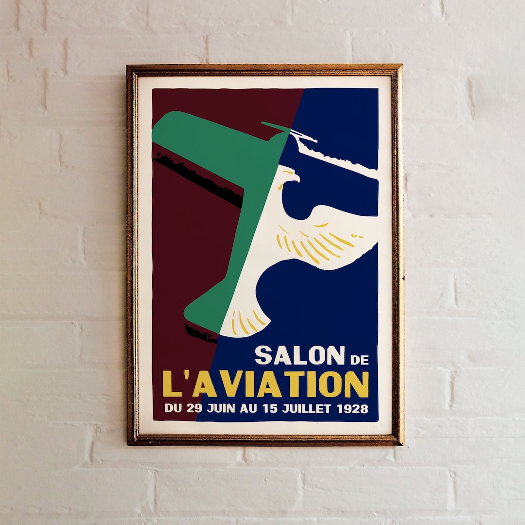 Salon De Aviation Poster - Reproduction Wall Art, Large Art Prints ...