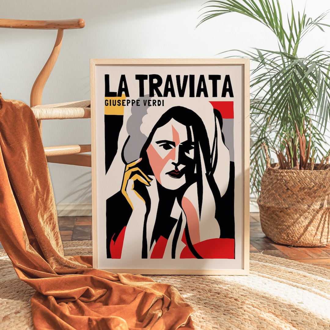 La Traviata OPERA POSTER - Giuseppe Verdi - Classy Culture Advertising ...