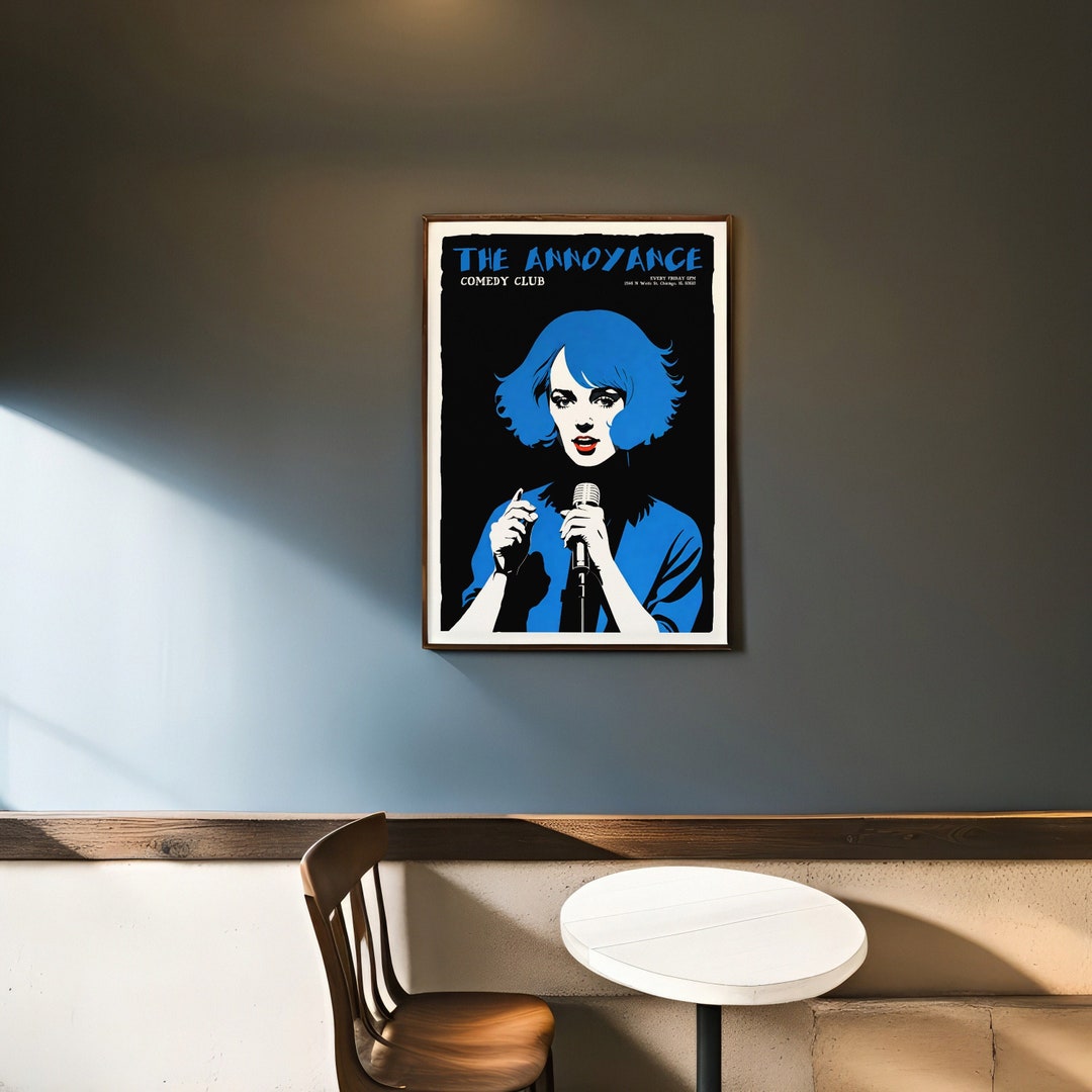 Comedy Club Poster - the Annoyance, Iconic Stand-up Comedy Artwork ...
