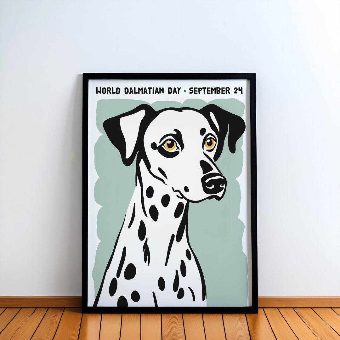 WORLD DALMATIAN DAY Poster - Original Poster, Print, Illustration ...