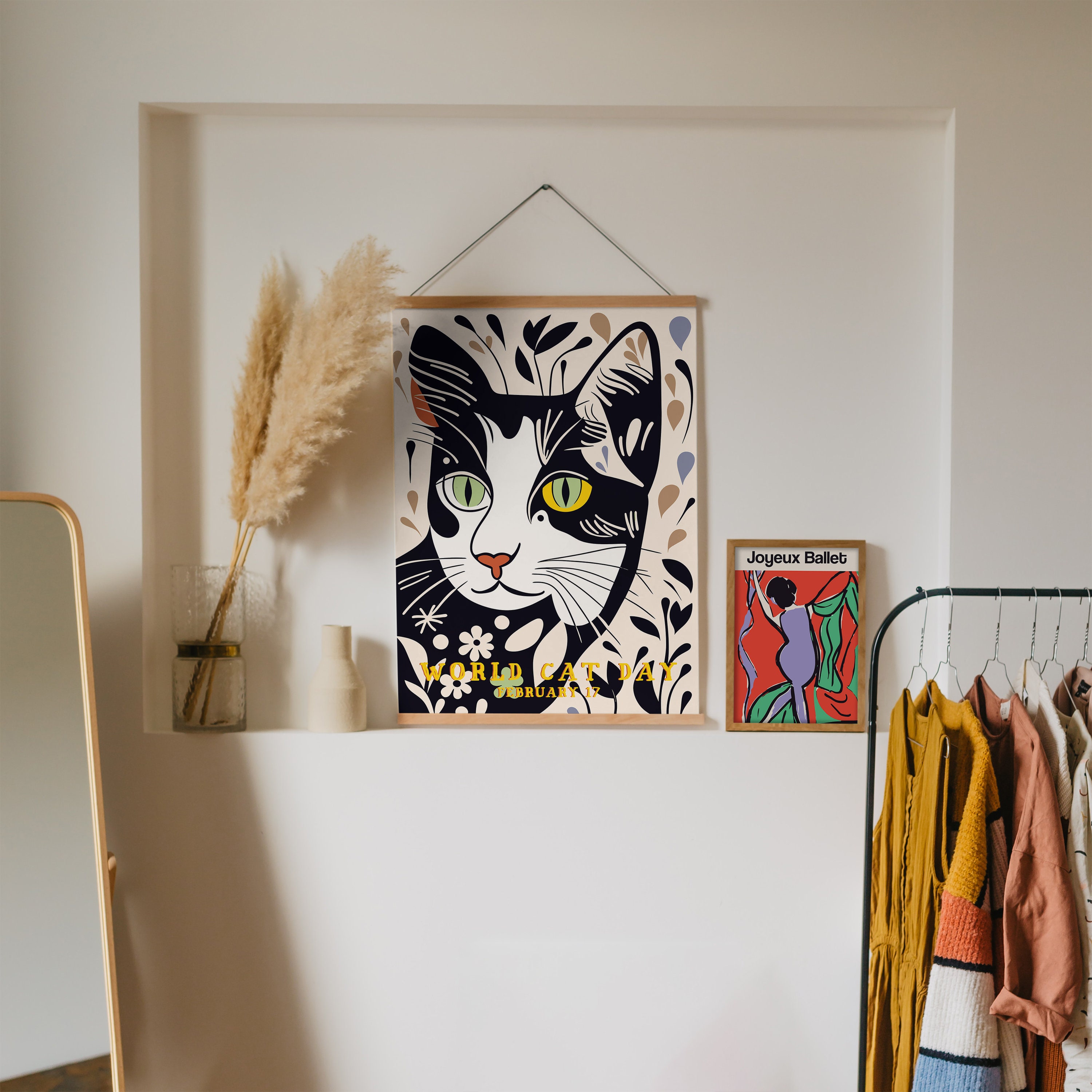 World Cat Day Poster Adorable Wall Decor to Elevate Any - Etsy