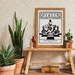VINTAGE CHESS POSTER 1985 Black and White Chess Wall Art - Etsy