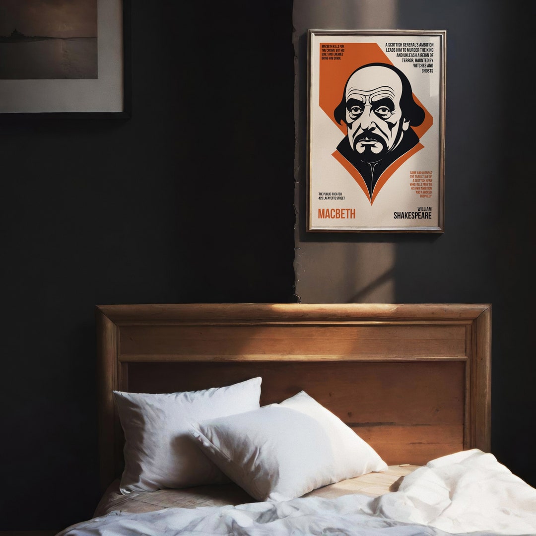 Macbeth Poster, William Shakespeare Classic Play, the Public Theater ...