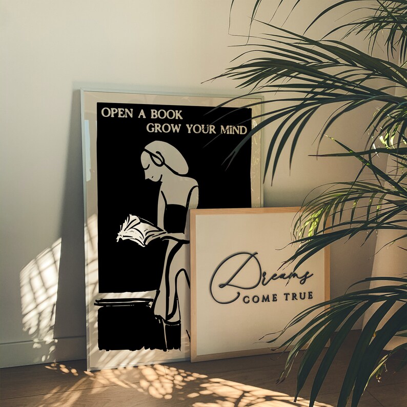 Open a Book Grow Your Mind. National Library Week Poster - Etsy