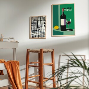 In Vino Veritas POSTER in Wine We Trust Elegant Wine, Modern Art Print ...