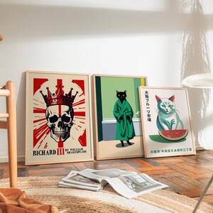 William Shakespeare’s Richard III Poster - Dramatic Literary Wall Decor ...