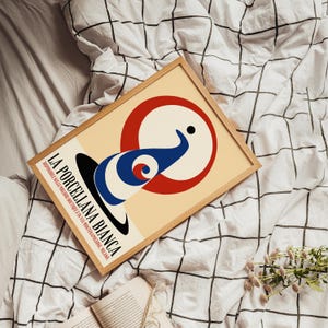 Italian Mid Century Modern Poster Print, La Porcellana Bianca Milano ...
