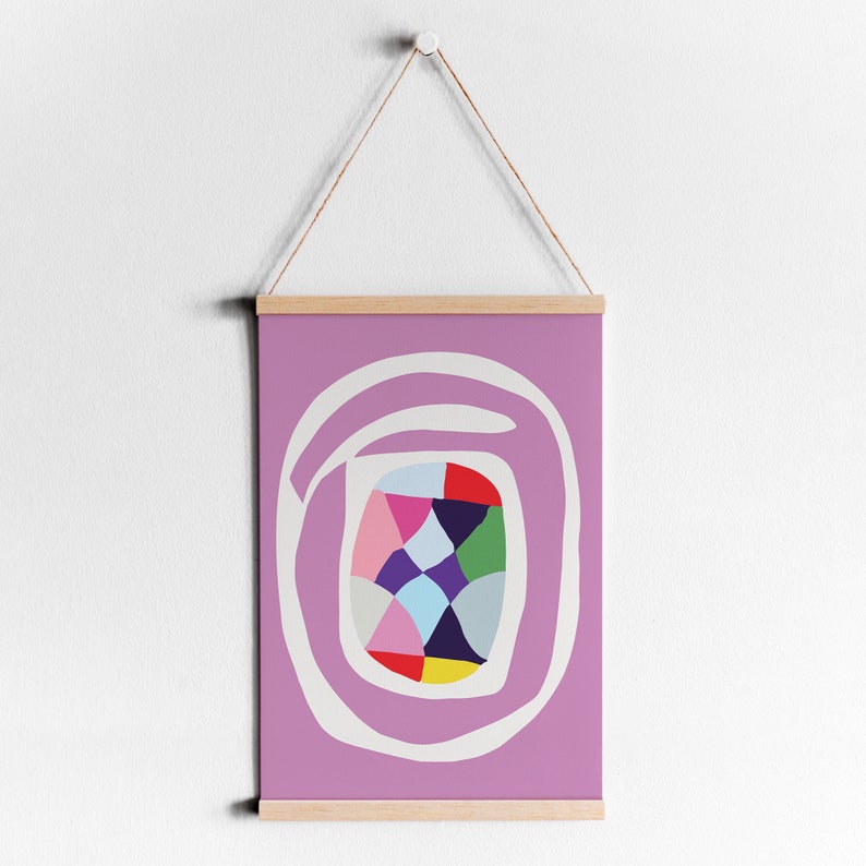 Abstract Cut Outs Print Folk Art Print Paper Cutouts Green - Etsy