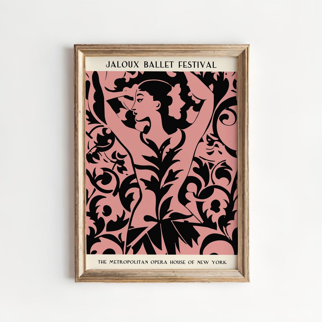 Jealous Ballet Festival POSTER - New York City - Above Bed Decor ...