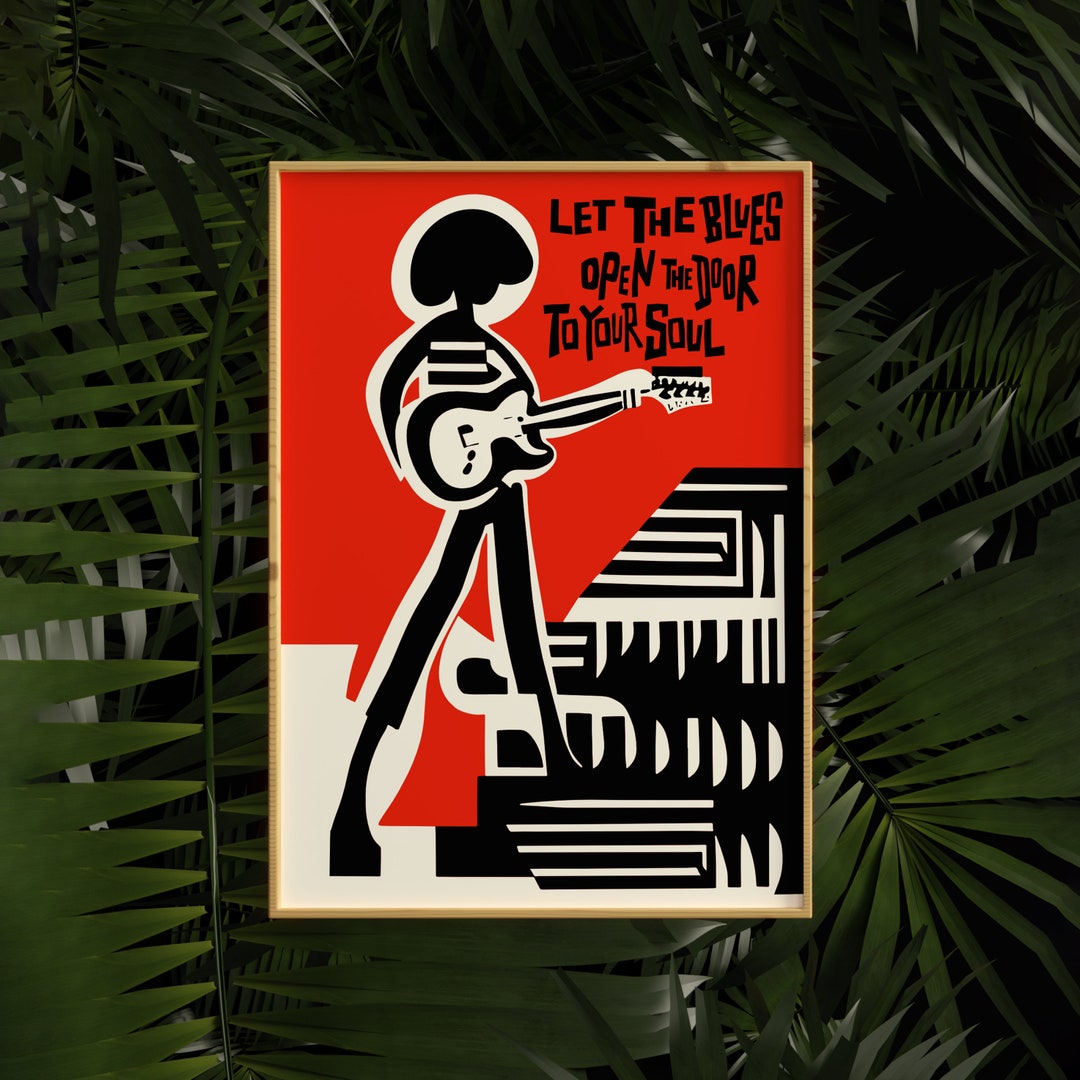 Blues Music Poster Large Posters 24x36, 50x70, Home Interior Design ...