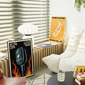 Comedy Night Poster, Collectible Chuckle Hut Hall Event Print, Retro ...