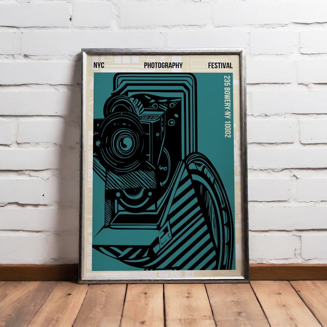 NYC Photography Festival Poster - Photo Exhibition - New York City ...