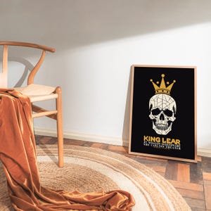 King Lear Theater Poster: Shakespeare Playbill Art Print - Etsy
