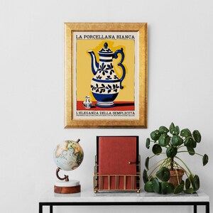 Italian Porcelain Poster - La Porcellana Bianca - Elegant Ceramic ...