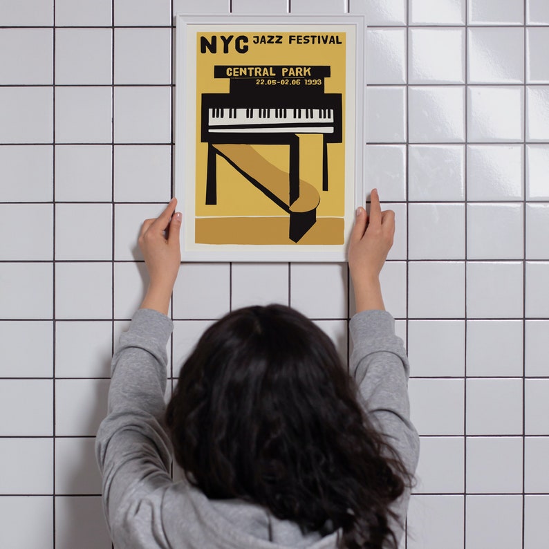 New York City Jazz Festival POSTER Central Park NYC Street - Etsy