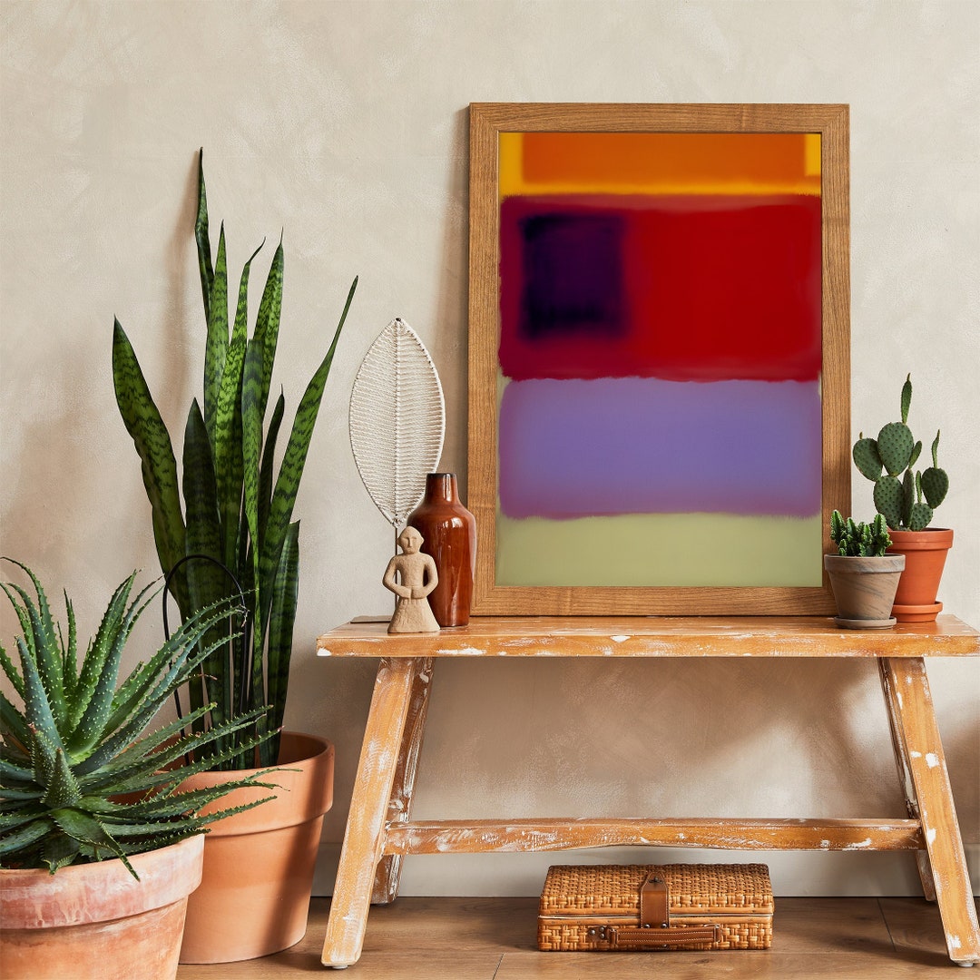 Melancholic Expressionism Mid Century Modern Minimalist Rothko Inspired ...
