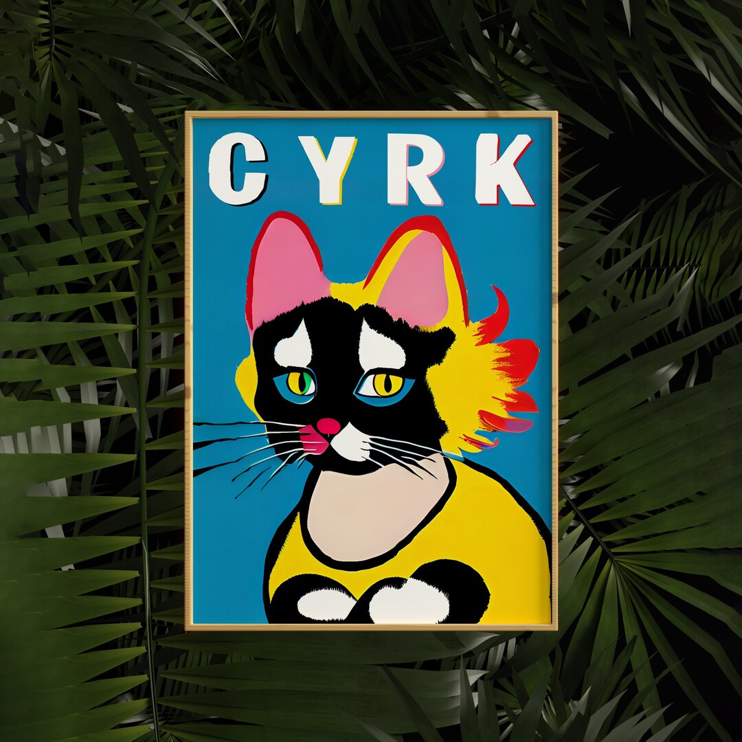 CYRK Polish Circus Poster Retro Advertising Poster Polish School of ...