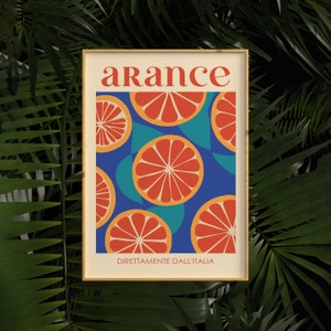 Italian Oranges Wall Art, Cucina Sign, Italy Home Decor, Kitchen Decor ...