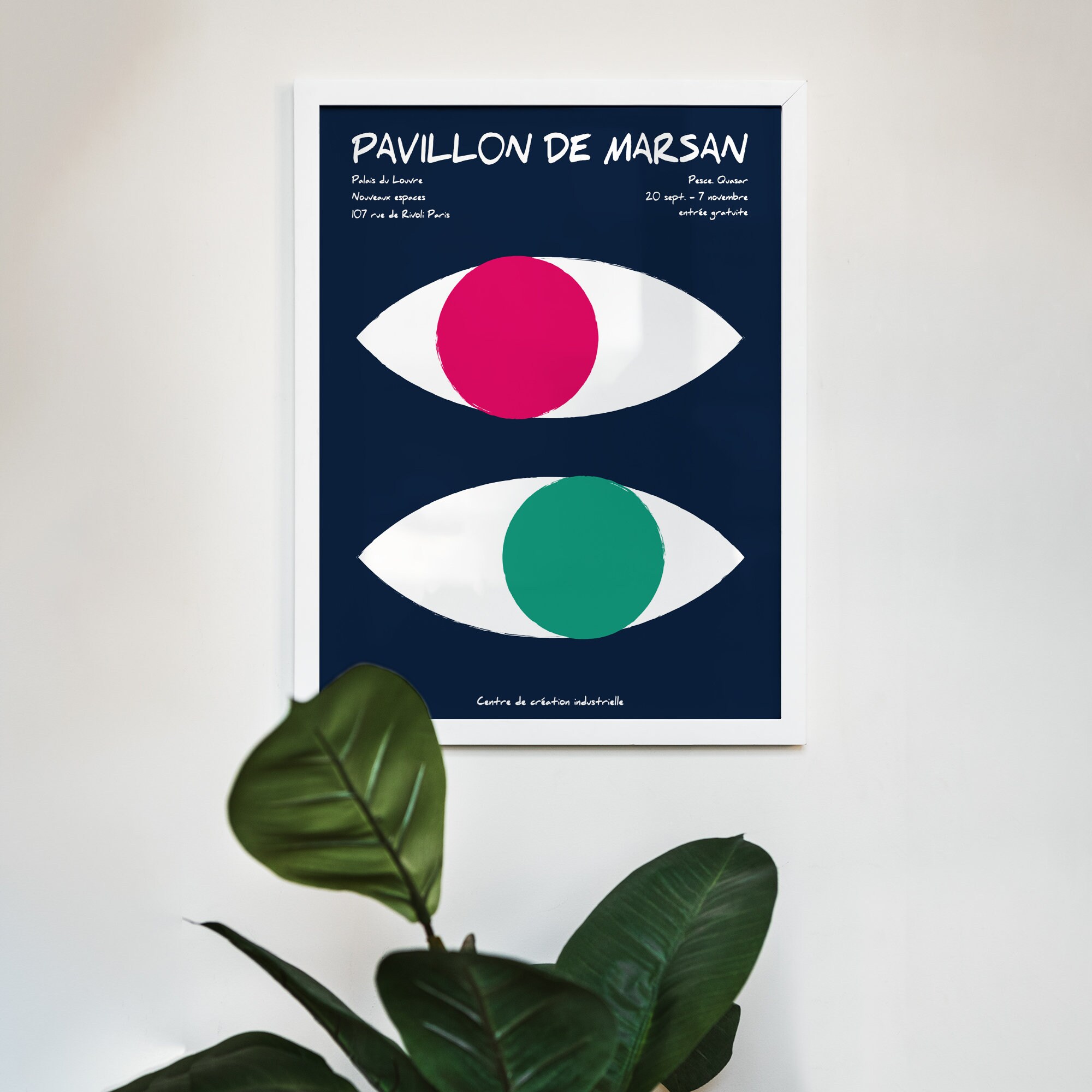 Mid-century Modern Exhibition Poster MARSAN PAVILION Poster - Etsy