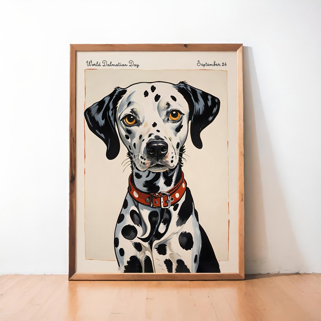 WORLD DALMATIAN DAY Poster - Original Poster, Print, Illustration ...